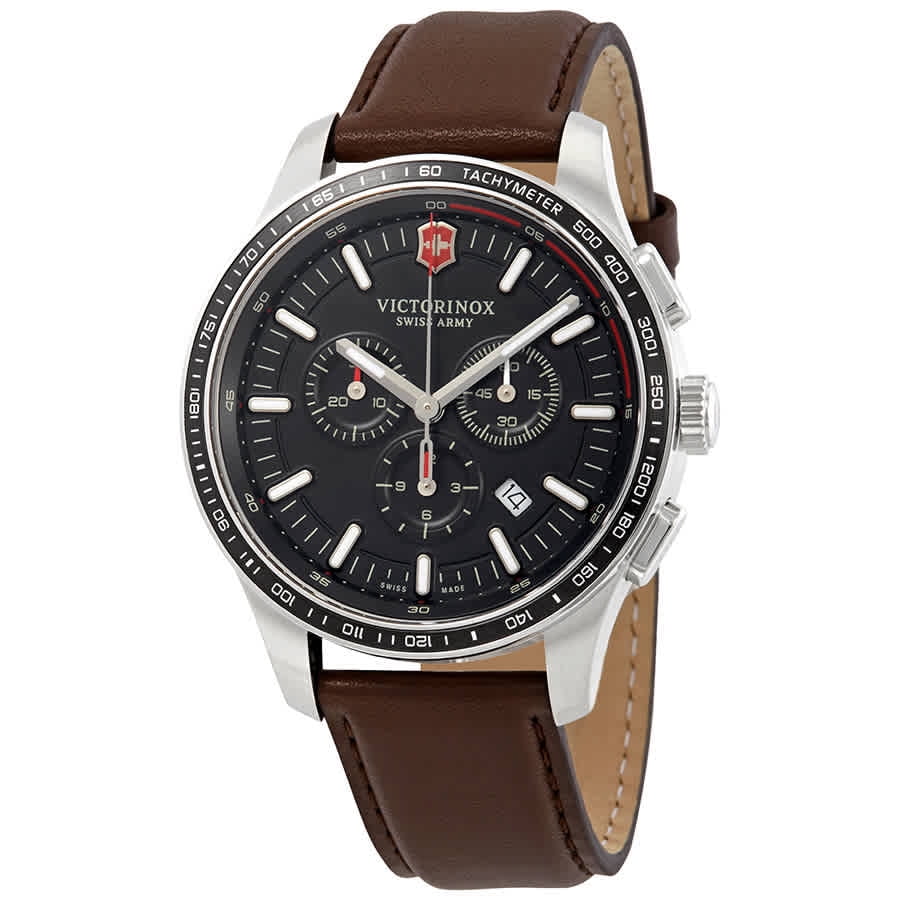 Victorinox Alliance Sport Chronograph Black Dial Men's Watch 241826 ...