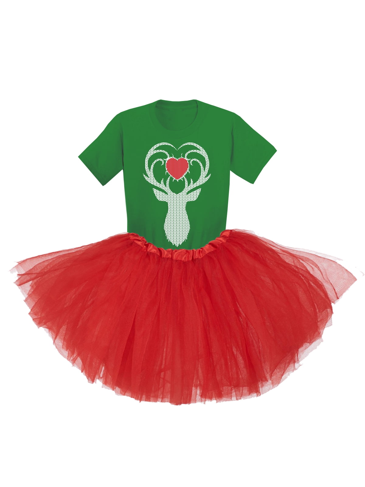 Awkward Styles - Awkward Styles Ugly Christmas Tutu Skirt Set White ...