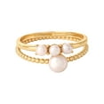 JS Jessica Simpson Women’s Gold Plated Sterling Silver Pearl 2 Piece ...