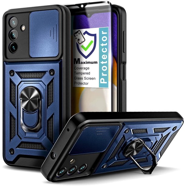 Nagebee Phone Case Compatible for Samsung Galaxy A14 5G with Tempered Glass Screen Protector ...