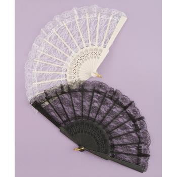 LACE FAN-WHITE - Walmart.com