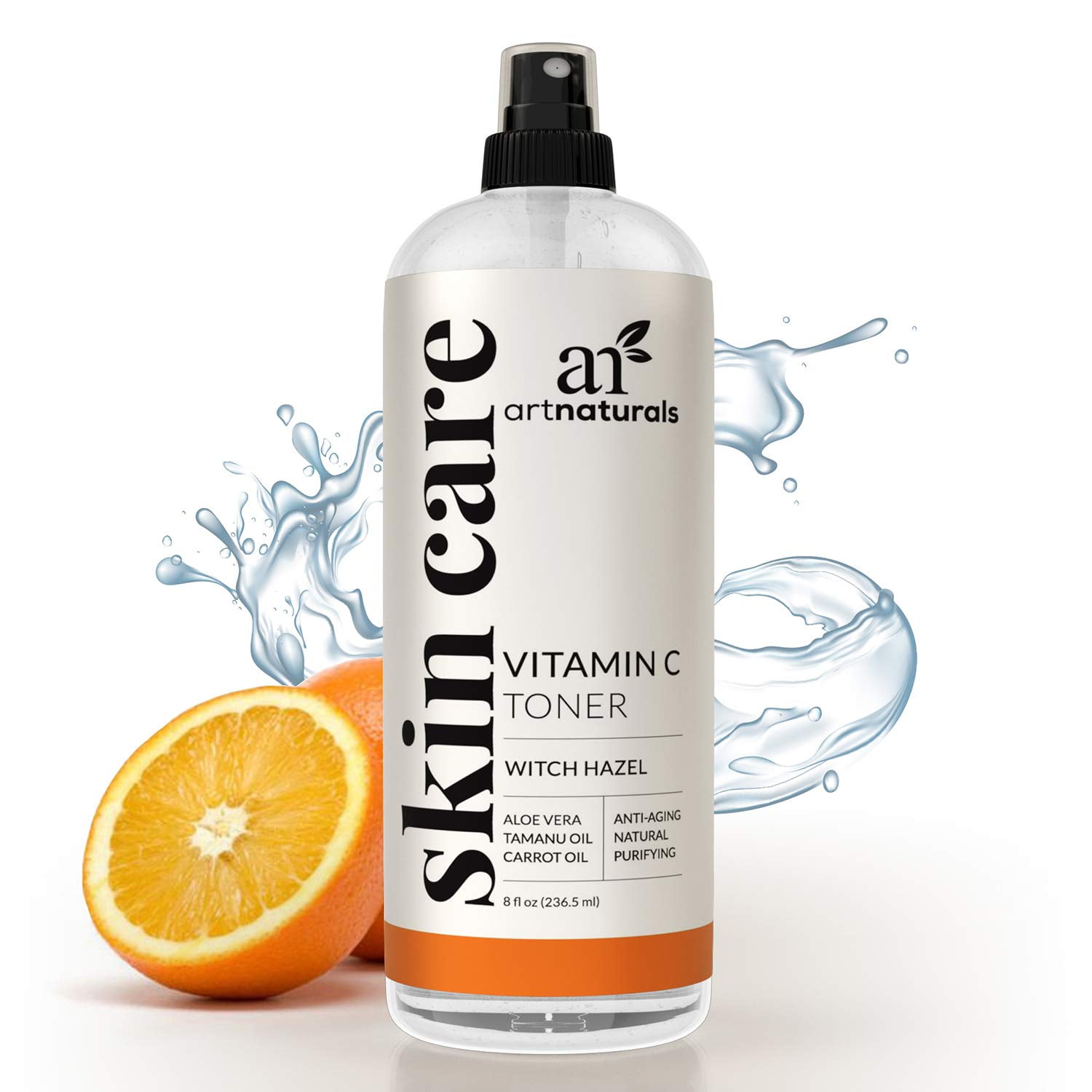 Artnaturals Vitamin C Facial Toner W Witch Hazel Aloe Vera Rose