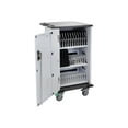 Ergotron YES Basic 36 Unit Laptop Storage Charger Cart - Metallic Gray ...