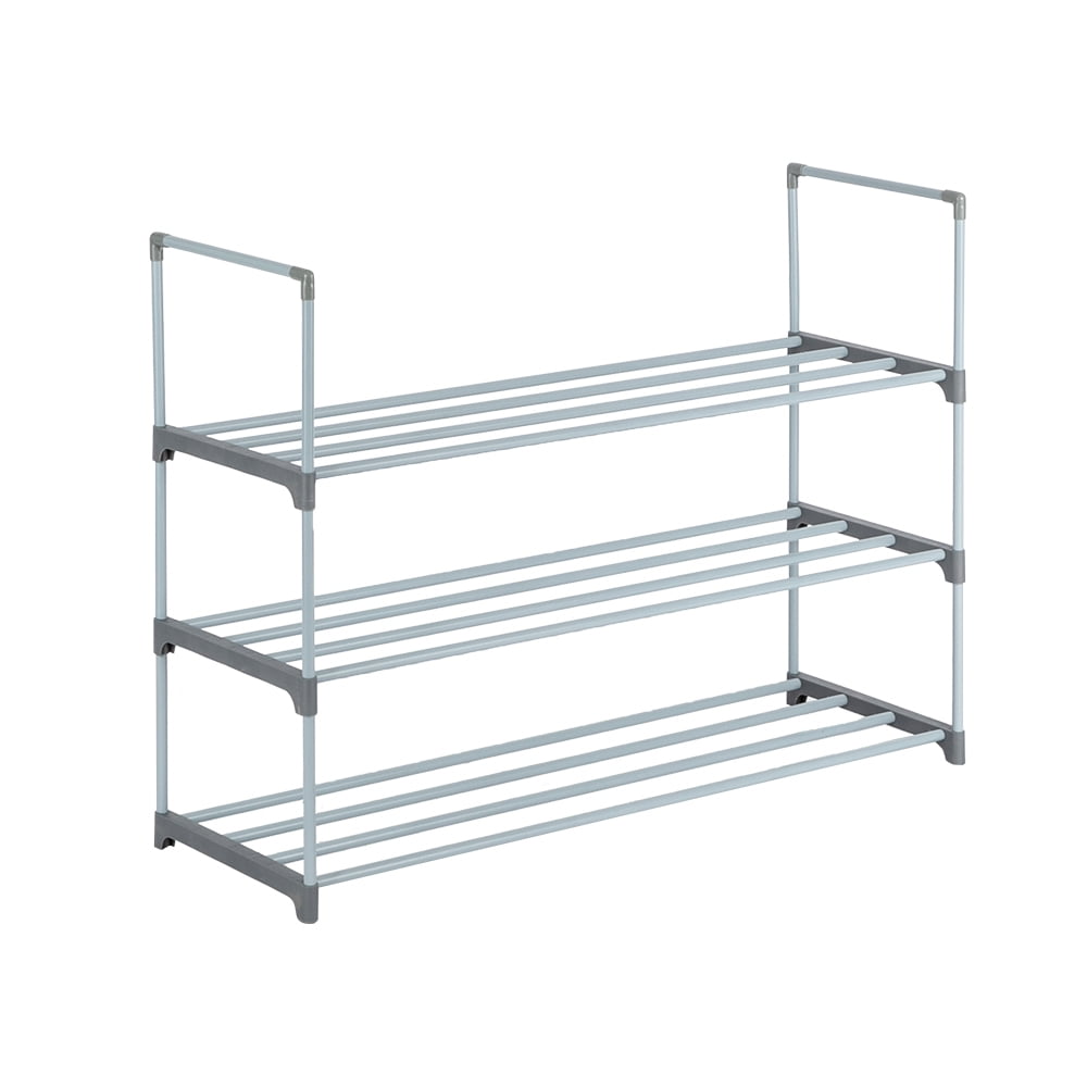 Hassch Metal Shoe Rack, 3-Tiers Iron Shoe Tower Shelf Storage Organizer ...