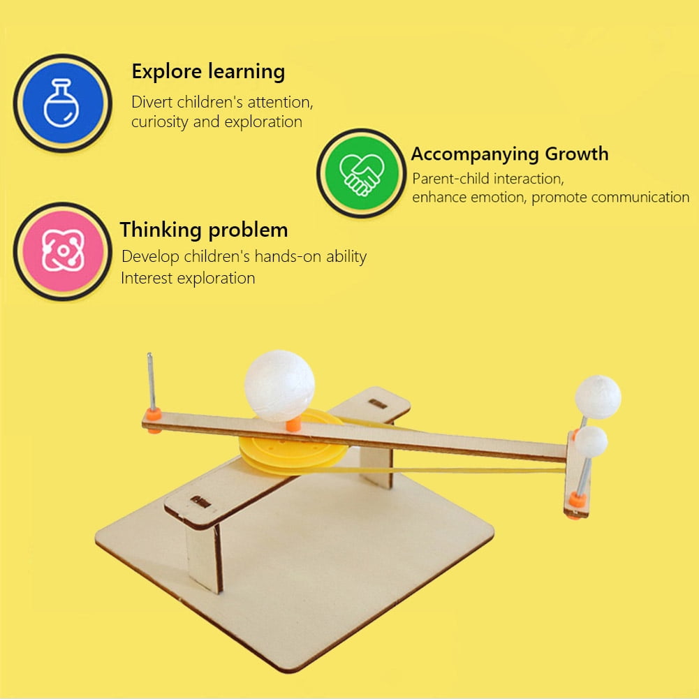 DIY Earth Moon Sun Kits ensamblados Niños Ciencia Geografía Materiales ...