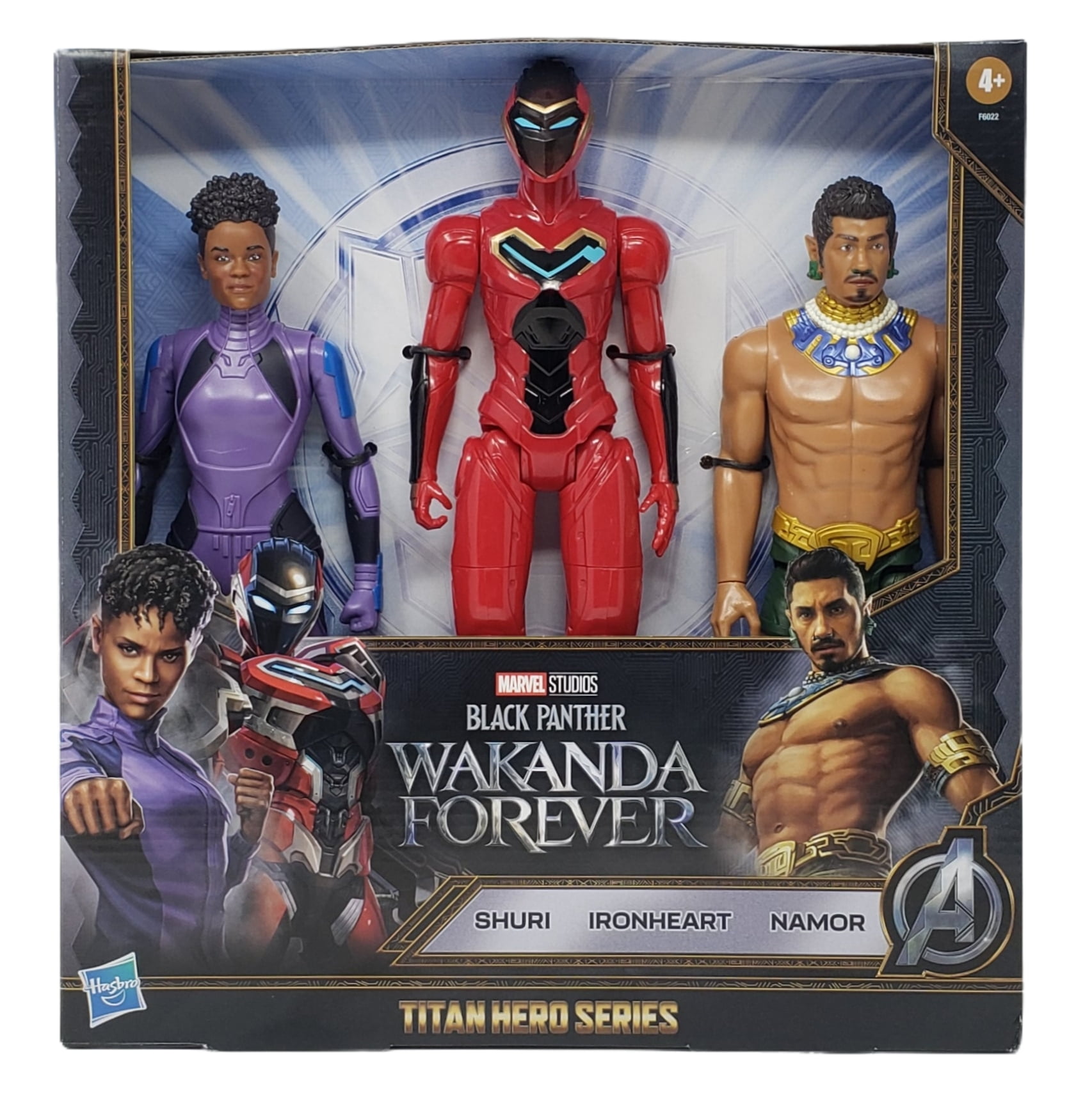 Marvel Black Panther Wakanda Forever Titan Hero Series Action Figure 3 Pack - Walmart.com