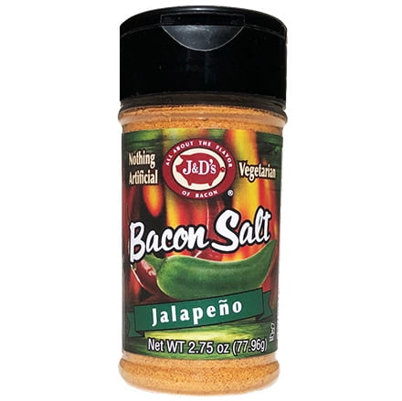 J&D's Jalapeno Bacon Salt 2.50oz All Natural Bacon Flavored Seasoning ...