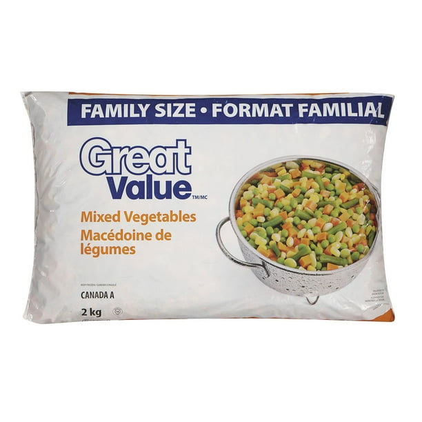 Great Value Mixed Vegetables, 2 kilogram - Walmart.ca