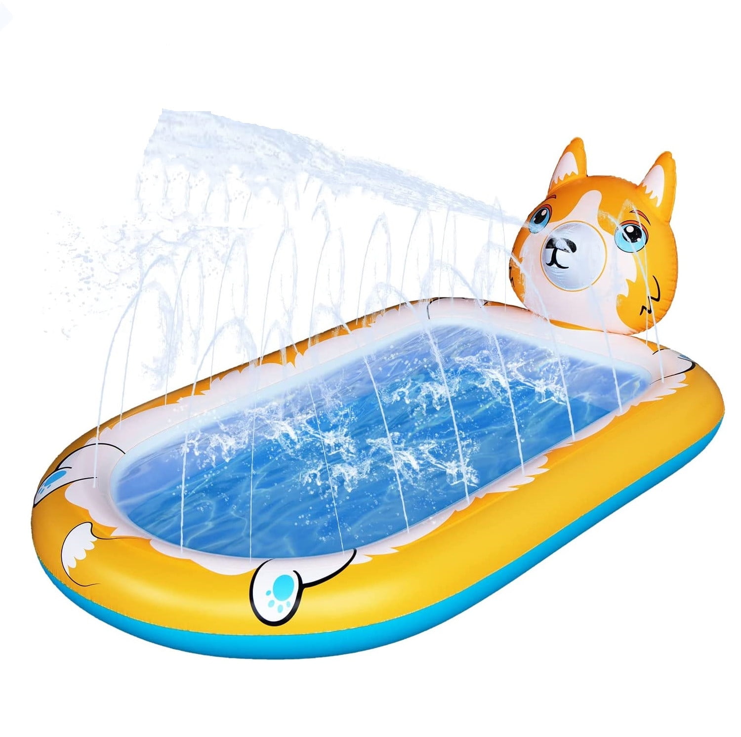 ZZZL Inflatable Splash Sprinkler Pool, Outdoor Water Play Toys for ...