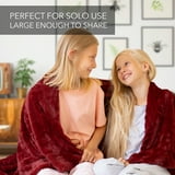 Everlasting Comfort Luxury Polyester Throw Blanket - Soft, 65”x50 ...