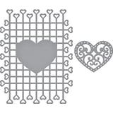 Spellbinder Timeless Heart Designer Series By Marisa Job-Trailing ...