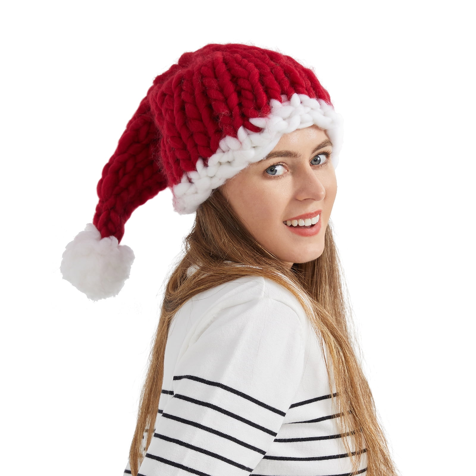 Elezay Santa Hats Santa Claus Hat Christmas Hat Xmas Holiday Hat Funny ...