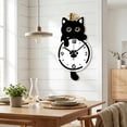 Birds Wall Clock, None Ticking, Battery Operated, for Kitchen Bedroom ...