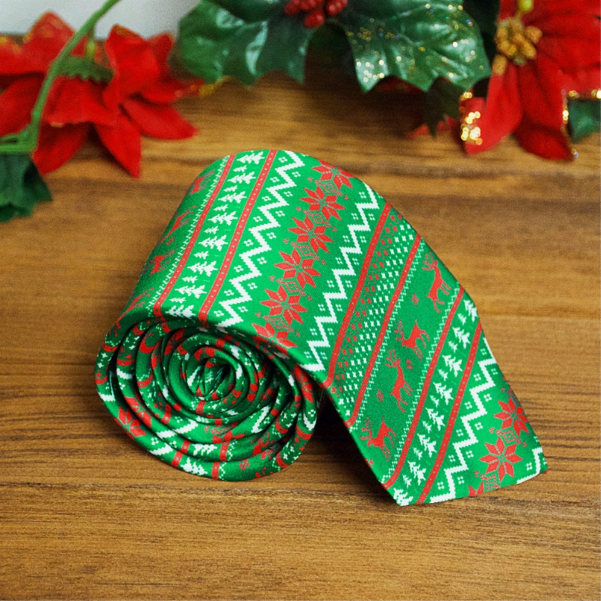 Ugly Sweater Mens Microfiber Necktie by Lifebeats - Walmart.com