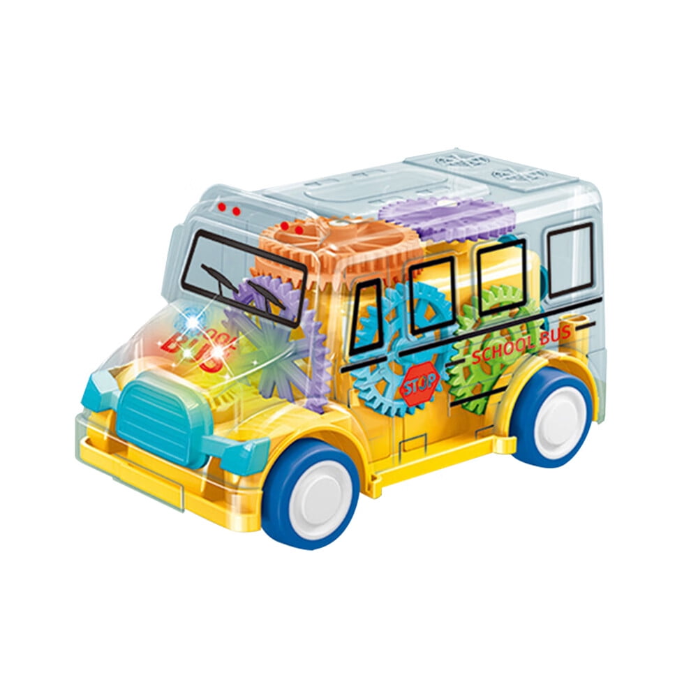 Light Up Transparent Car Toy for Kids, 1PC, Bump and Go Toy Car with ...