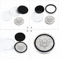120 Pieces 46mm Coin Capsules and 7 Sizes (20/25/30/35/38/40/46mm ...