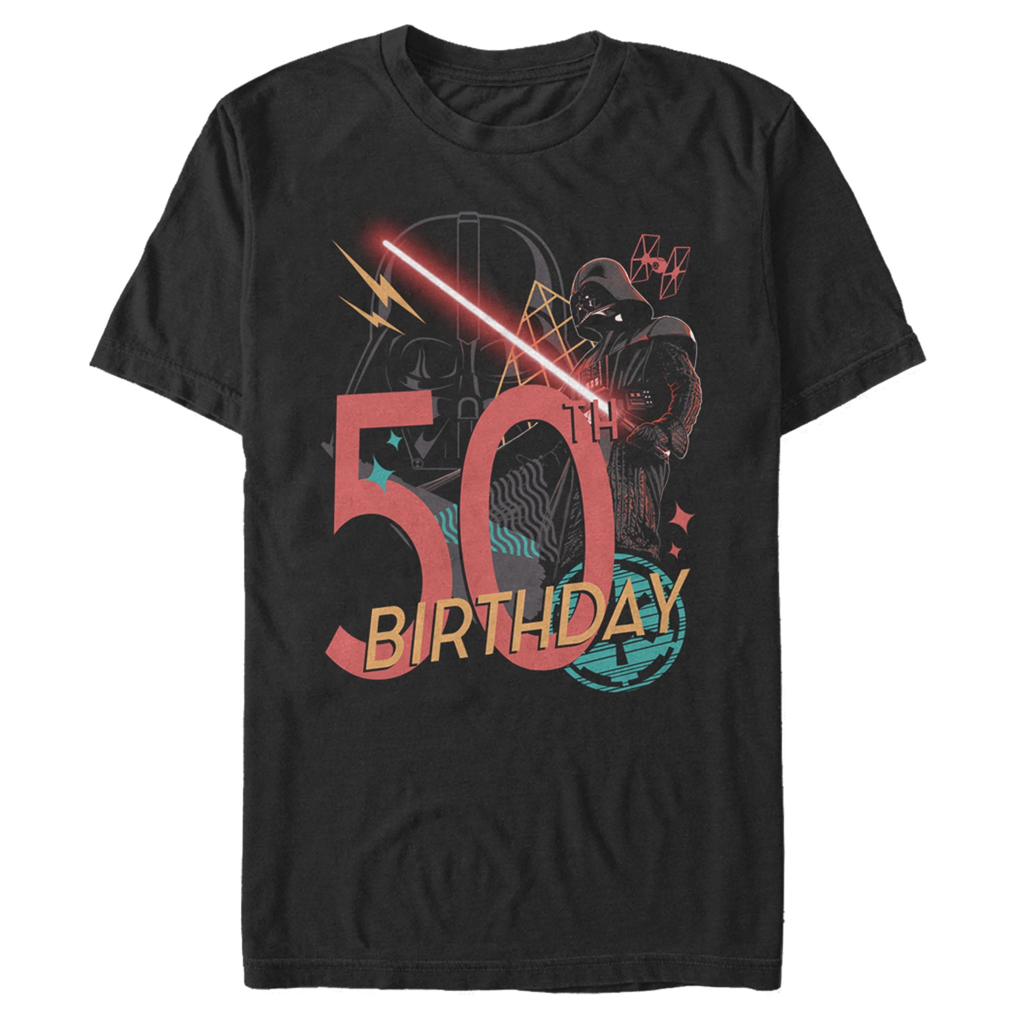 Star Wars - Men's Star Wars Darth Vader 50th Birthday Abstract ...