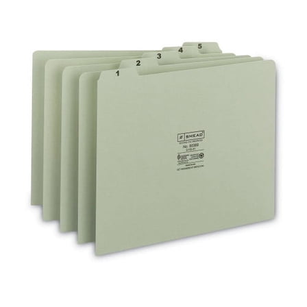 Free Shipping! End Tab Poly Out Guides, Two-Pocket Style, 1/3" End Tab ...