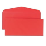 Quality Park No. 10 Letter Size Red Business Envelopes, 25-Pack ...