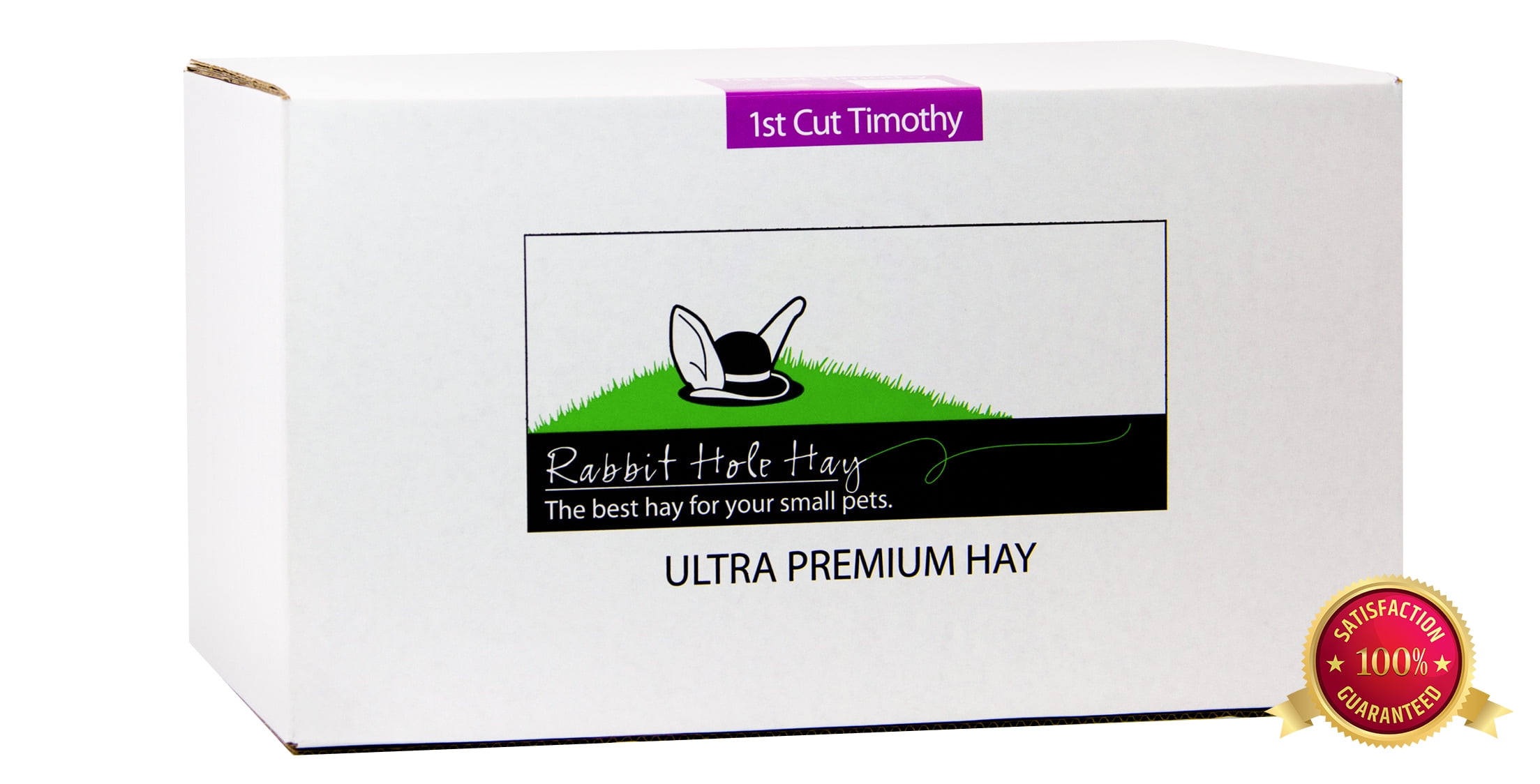 Rabbit Hole Hay, Ultra Premium Coarse Timothy Hay; 20lb box - Walmart.com