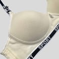 Agkizg Women's Wireless Bra Fixed Cups Push Up Breathable Seamless ...