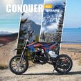 SAY YEAH Dirt Bike,50CC Gas Dirt Bike for Kids 8+,2-Stroke Off-Road Motorcycle,Max Speed 25MPH ...
