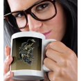 3drose, Chinese Dragon in Earth Tones on Grey Brown Background, 15oz ...