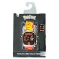 Pokémon Unisex Childrens LED Touch Screen Watch Metallic Silver Bezel ...