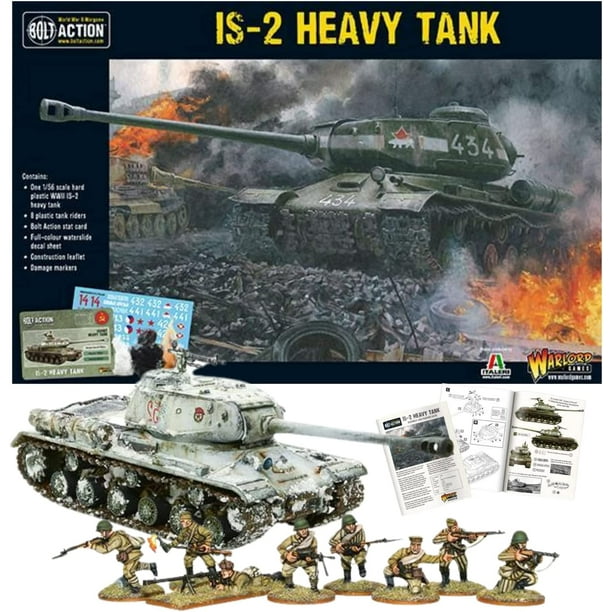 Bolt Action Miniatures - Warlord Games is-2 Heavy German Army Model ...