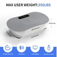 MERACH Vibration Plate Exercise Machine, Vibrating Plate for Exercise ...