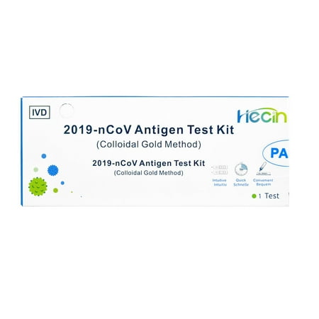 Hecin Covid-19 Antigen Rapid Test, 5/10 Tests Per Pack,at-home Self ...
