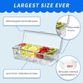 2 Pack Condiment Servers 5 Removable Compartments Party Serving Trays ...