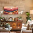Abstract Sunset TV Cover for 50 Inch Screen,Stretch Fabric Dustproof TV ...