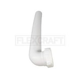 1-1/2 in. x 15 in. Plastic Waste Arm with Slip Joint for Tubular Drain ...