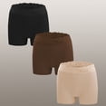 3PCS Body Shaping Safety Shorts, High Waisted Seamless Underwear, Tummy ...