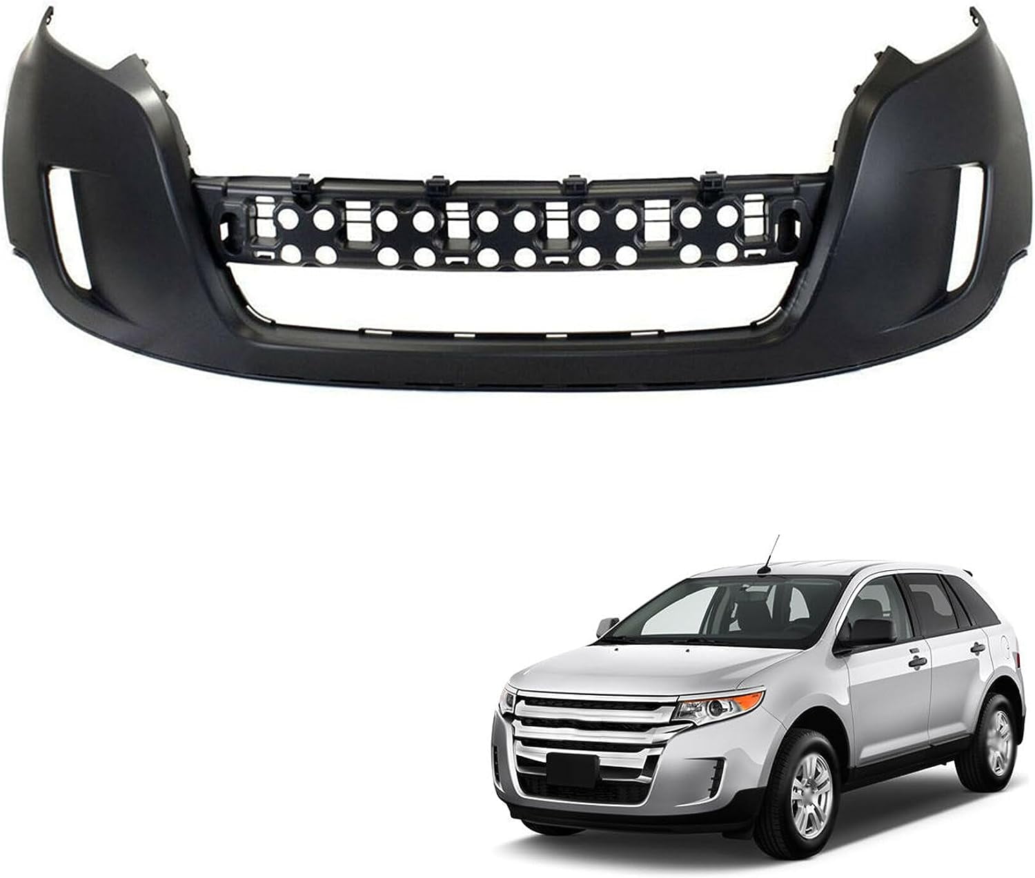 labwork Front Bumper Cover Primered Plastic Replacement for 2011-2014 ...