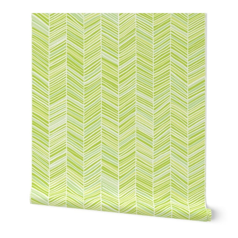 Light Green Chevron Pattern