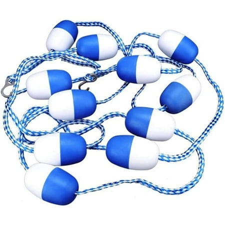 Swimming Pool Safety Divider Pool Rope Lane Line Hooks 5M,Assembled ...