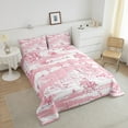 Pink and White Western Comforter Set Twin Size,West Cowgirl Cowboy ...