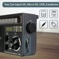 Retekess TR618 Shortwave Portable AM FM Radio with SD, USB Support for ...