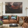 The Great Day of His Wrath John Martin Painter Poster Canvas Wall Art ...