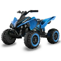 12 Volt Yamaha Raptor ATV Battery Powered Ride-on - Blue and White ...