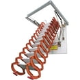 Hidden Telescopic Folding Extension Ladder Retractable Attic Ladder ...