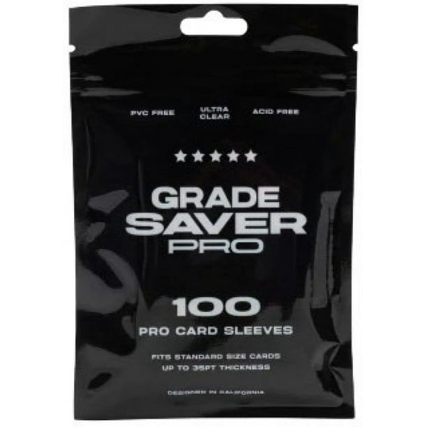 Grade Saver Pro Pro Card Sleeves Card Holders (100 Count) - Walmart.com