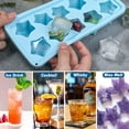 Ice Grid Ice Cube Soft Silicone Ice Making 10 Grid Pentagonal Star Ice ...