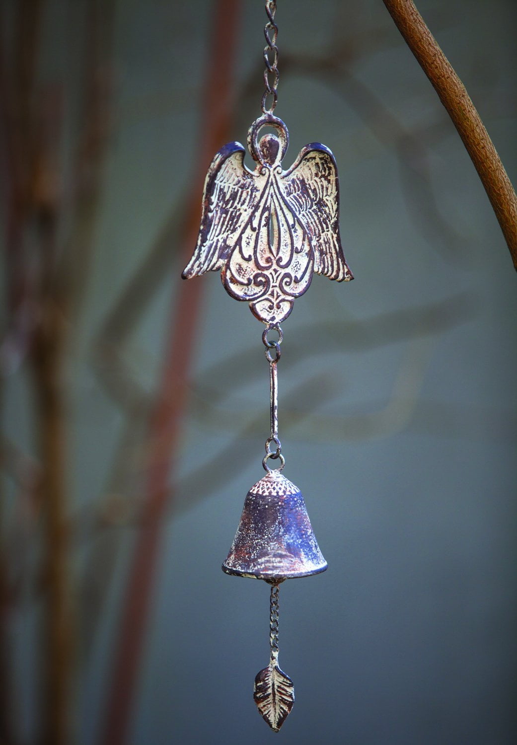 ANGEL WINGS WIND CHIME BELL SET/2 - Walmart.com