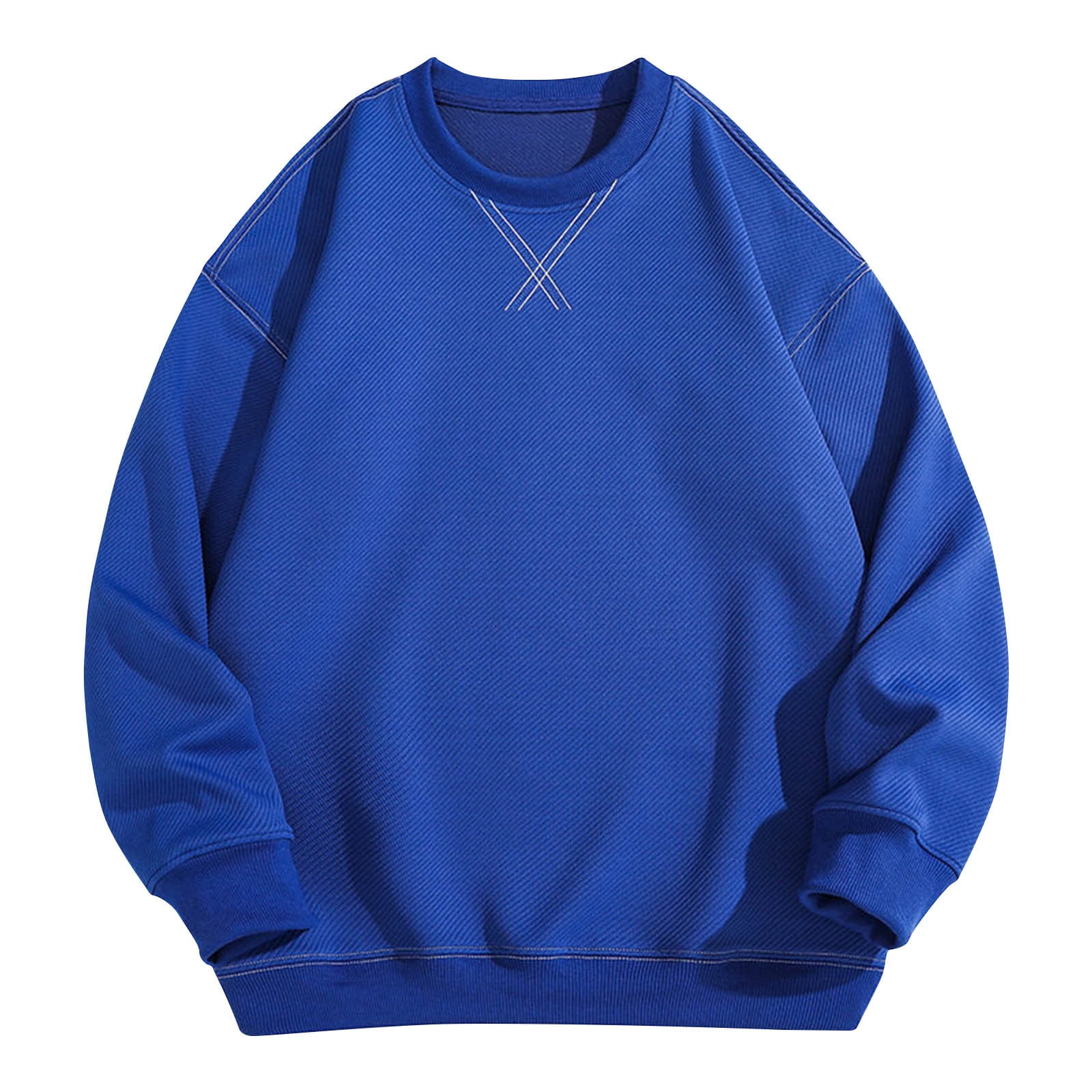 Click here for Aherbiu Mens Crewneck Sweatshirts Solid Color Ligh... prices