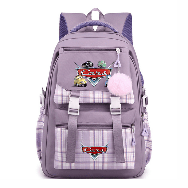Disney Pixar Cars Lightning McQueen Backpack Boys Girls Bag Student ...