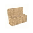 Cable Management Box, Handmade Rattan Cable Organizer, 2 Open Slots ...