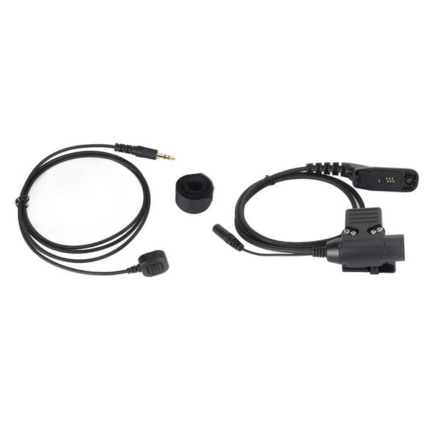 Headset Connector Cable,Headphone Adapter High Strength PTT Headset ...